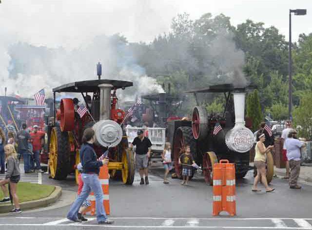 Steam engine parade rolls on - Forsyth News