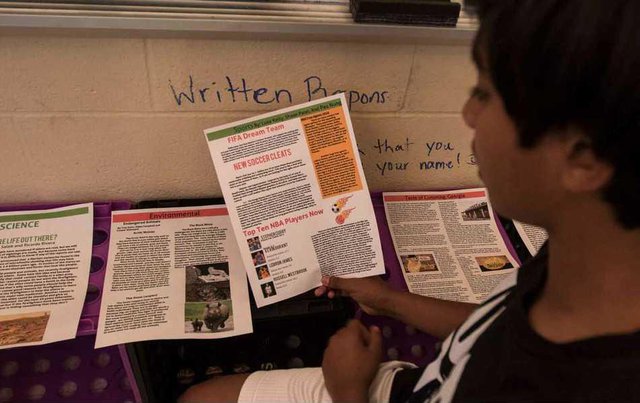 Otwell Middle students create newspaper for class project - Forsyth News