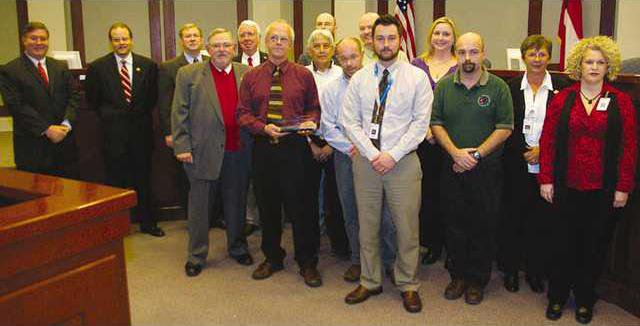 GIS staff honored - Forsyth News