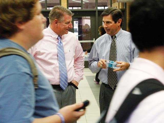 Stand-ins shadow school principals - Forsyth News