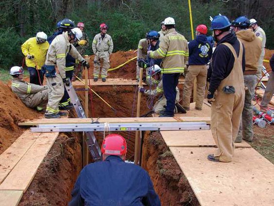 Trench training tough - Forsyth News