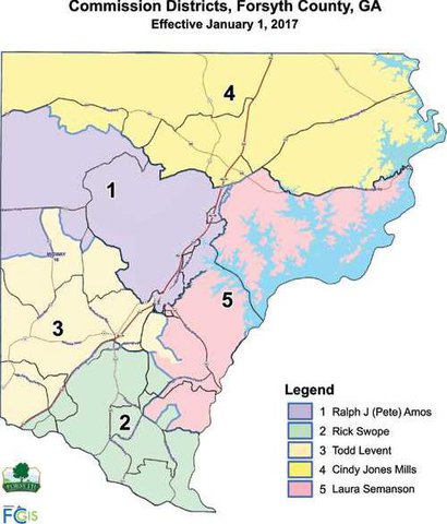 Commissioners break down zonings in Forsyth County from 2016-17 ...