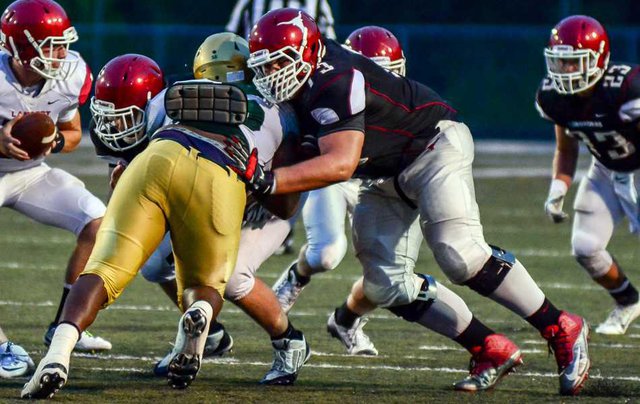 Lambert football put to test by Grayson in scrimmage - Forsyth News