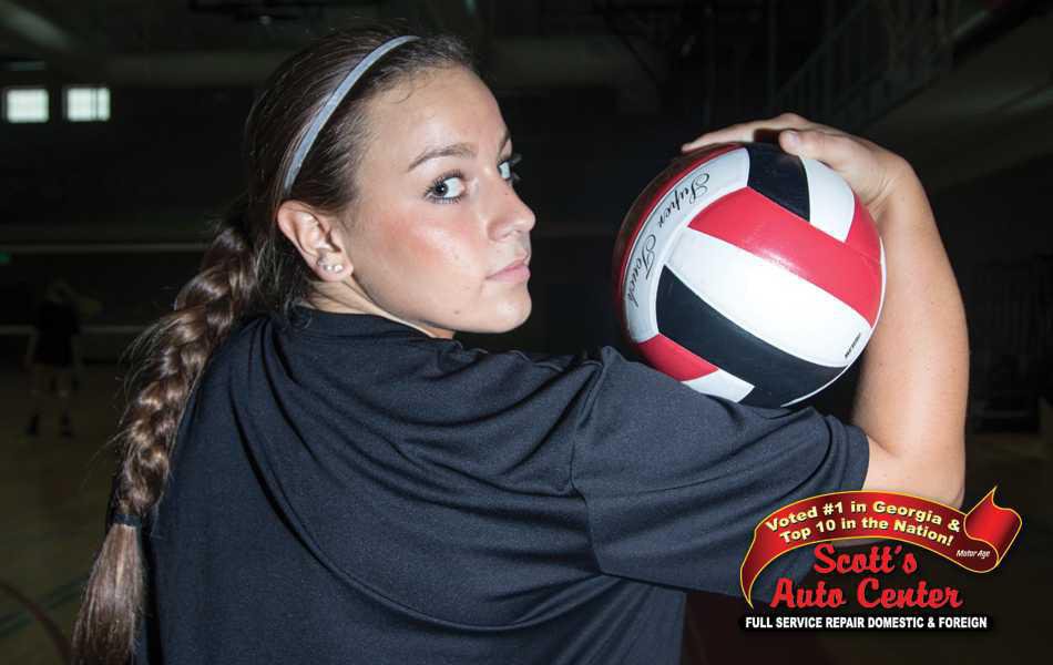 THE GRIND: Lambert's Moellering is taking charge of Horns volleyball ...