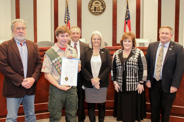 Board honors Lambert student for attaining rank of Eagle Scout ...
