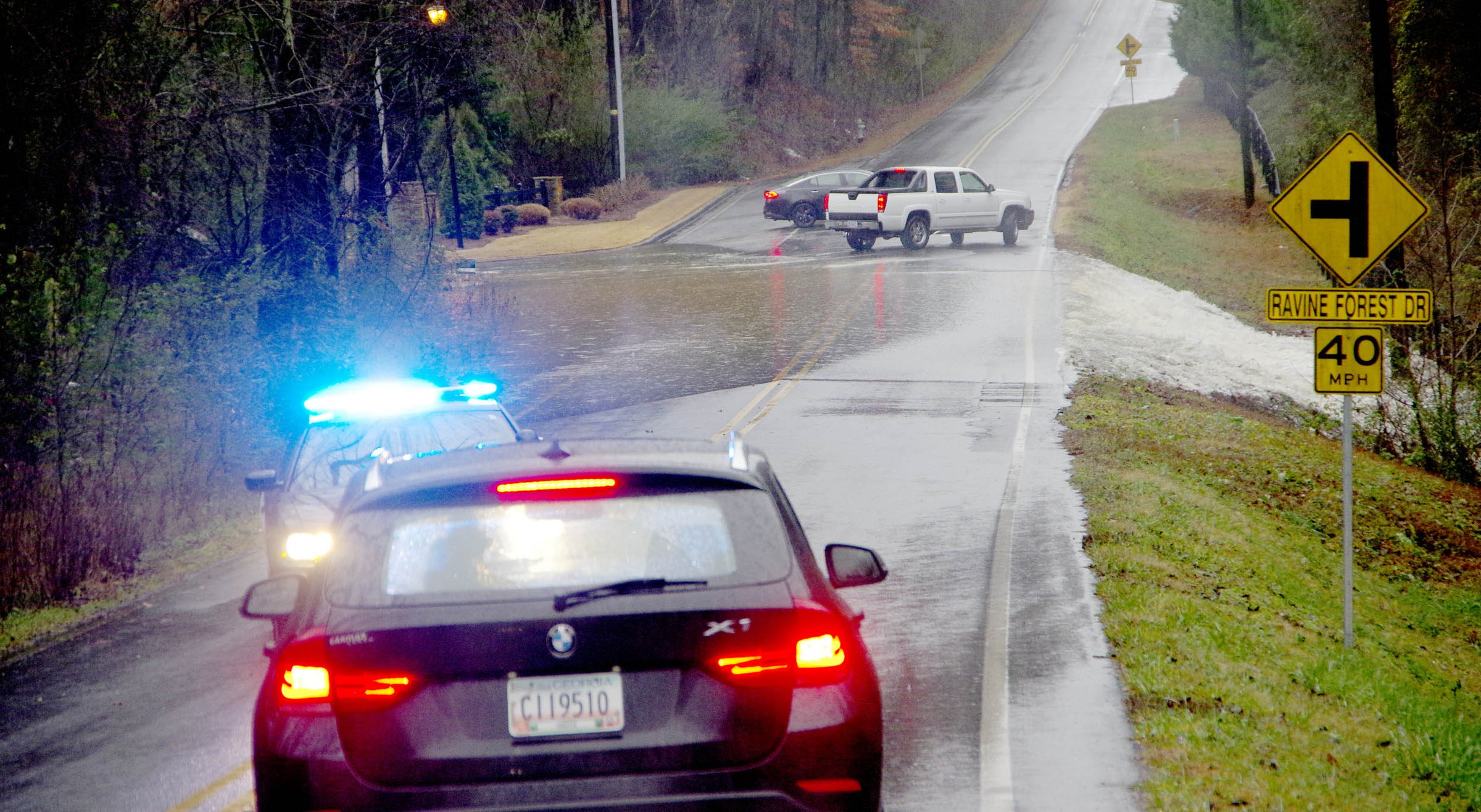 Flooding roads affect morning commute - Forsyth News