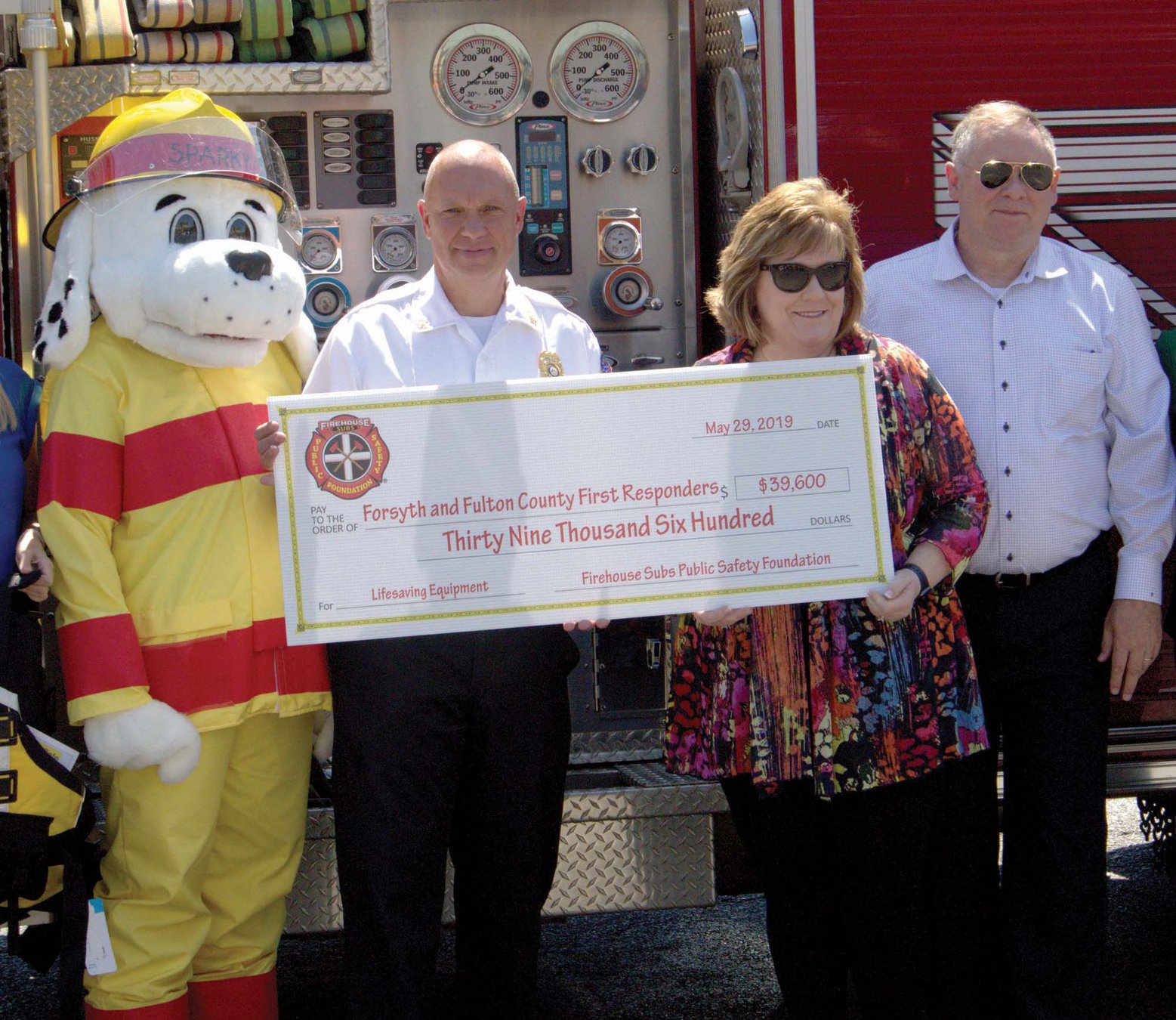 Firehouse Subs foundation donates to Forsyth County Fire Department ...
