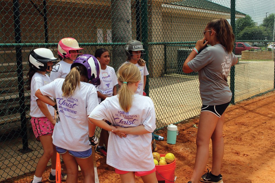 These softball North Forsyth Middle School Athletes start summer ...