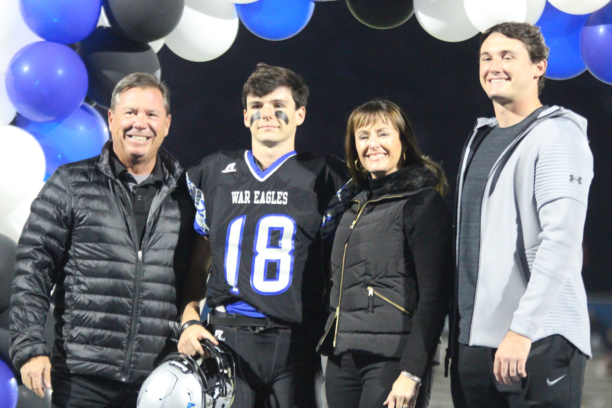 Football: Slott family enjoys special moment on senior night - Forsyth News