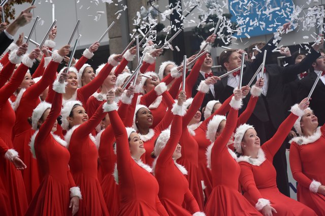 CHOA Christmas parade led by West Forsyth musical theatre students ...