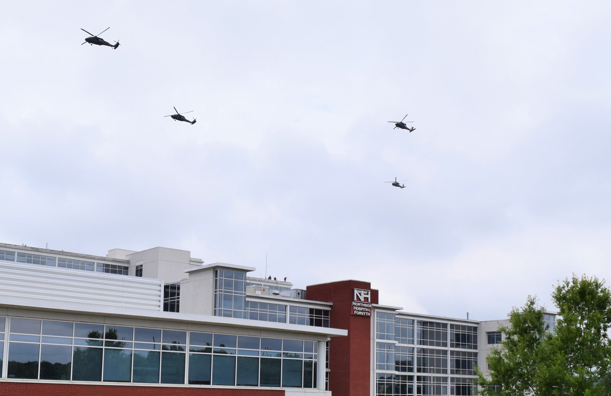 'A morale-booster' - Georgia National Guard helicopters perform ...