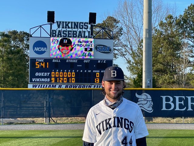 Baseball: Pinecrest alum O'Rourke throws first perfect game in Berry ...