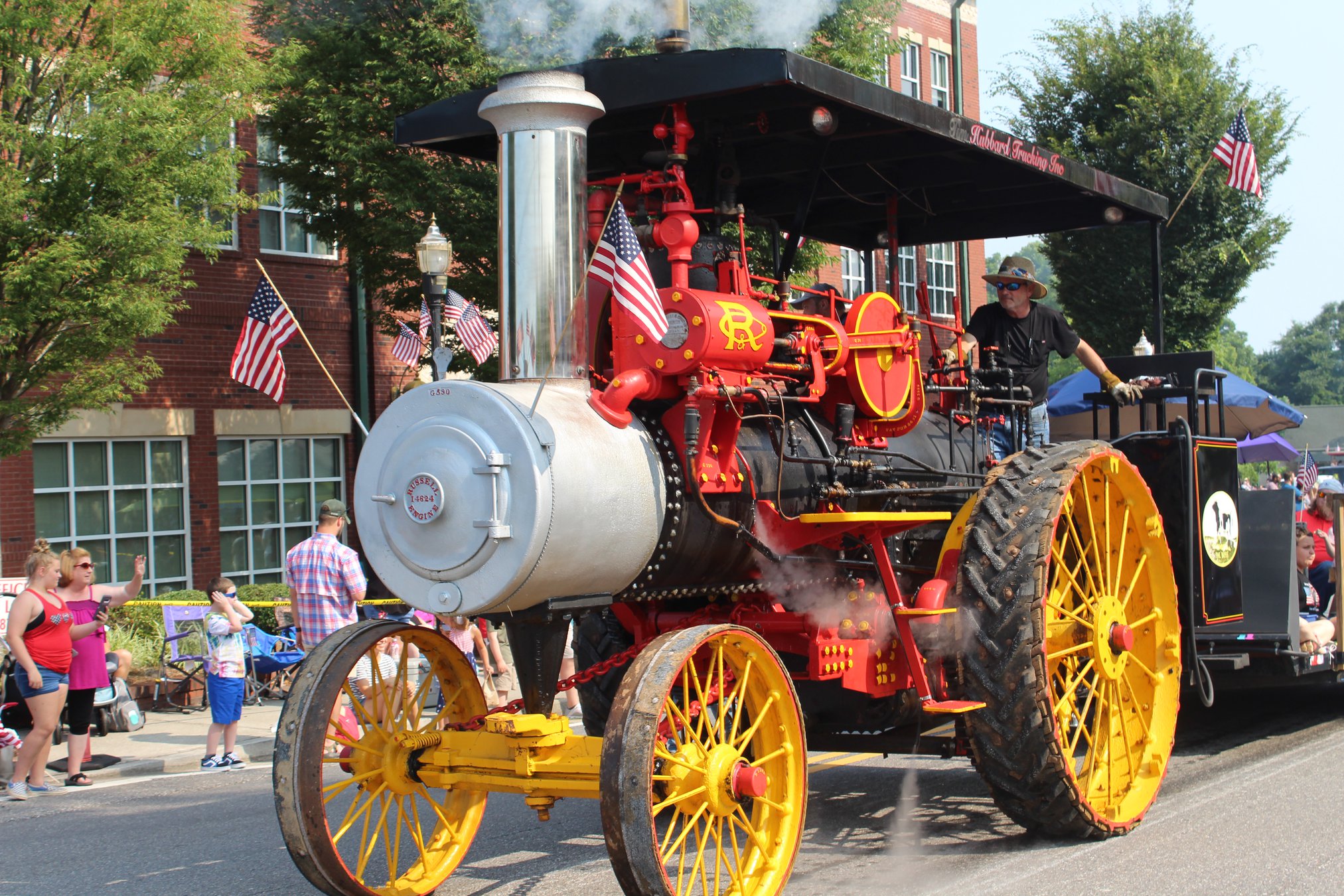 Check out these sights from Cumming's Fourth of July steam engine ...