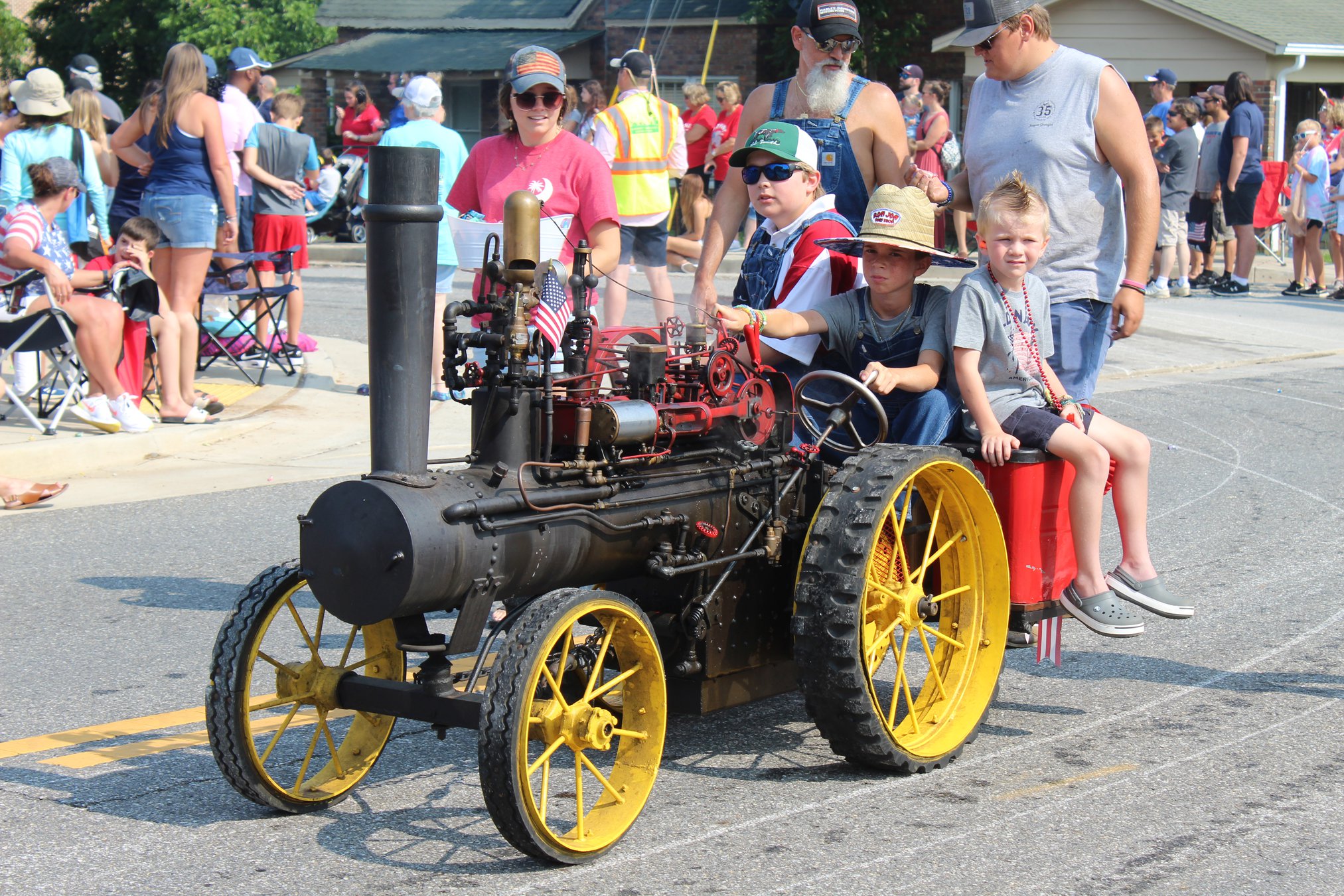 Check out these sights from Cumming's Fourth of July steam engine ...