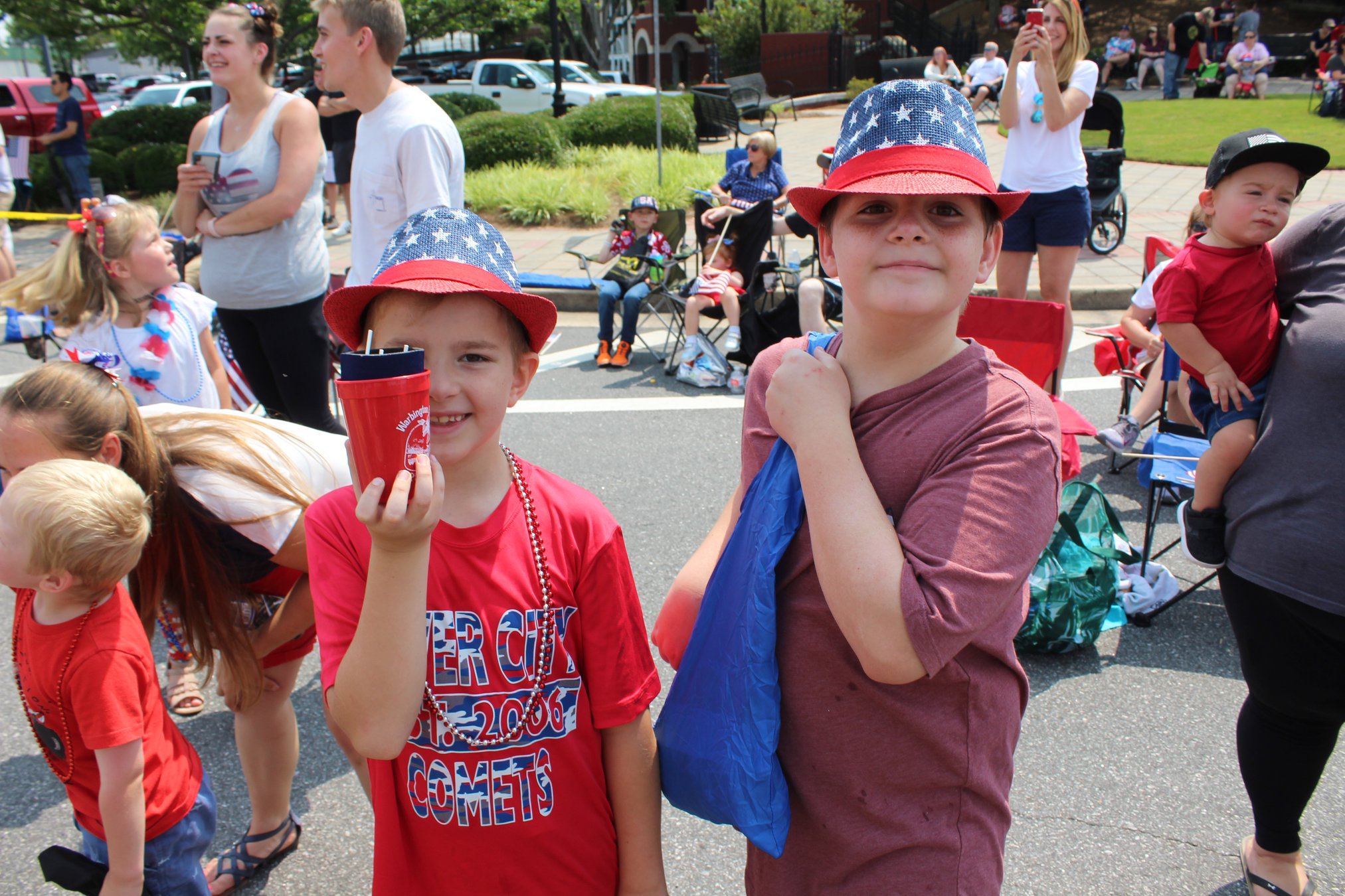 Check out these sights from Cumming's Fourth of July steam engine ...