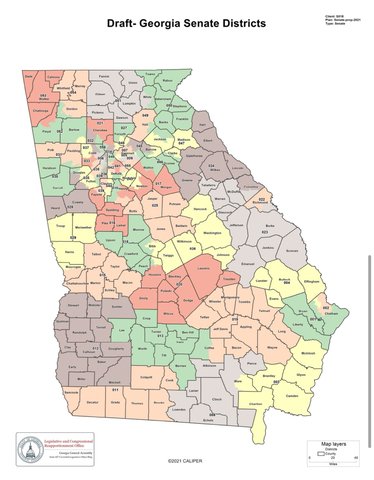New Georgia Senate map clears redistricting committee - Forsyth News