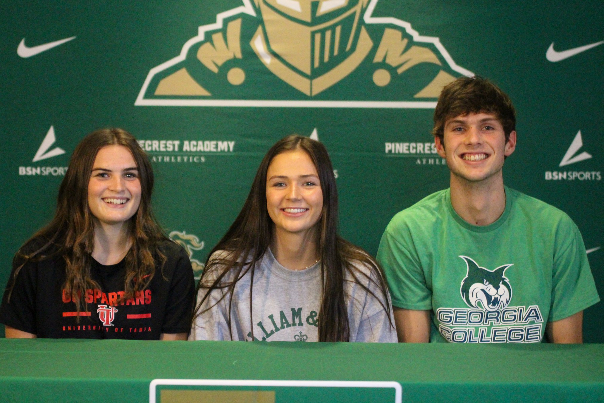 Pinecrest's Ivey Crain, Grace Fowler, Oscar Lynch sign NLIs - Forsyth News