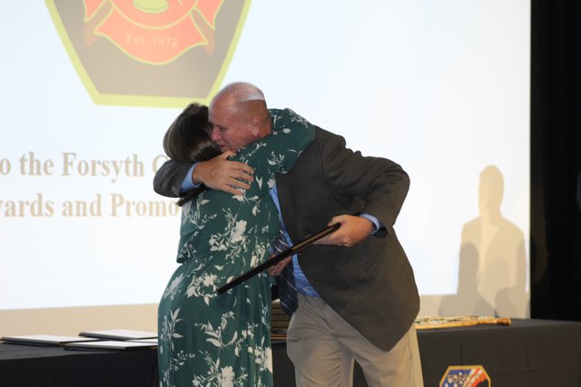 FCFD celebrates department awards, promotions - Forsyth News