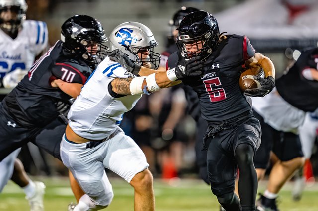 Football: No. 7 Lambert blows past South Forsyth, sets up region title ...