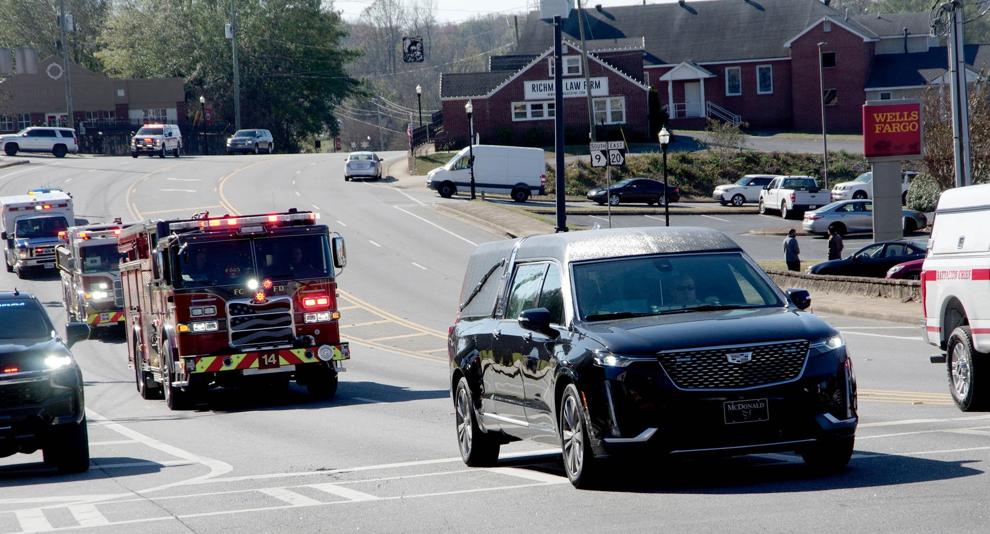 EMT Gina Ayres procession returns to Forsyth County - Forsyth News
