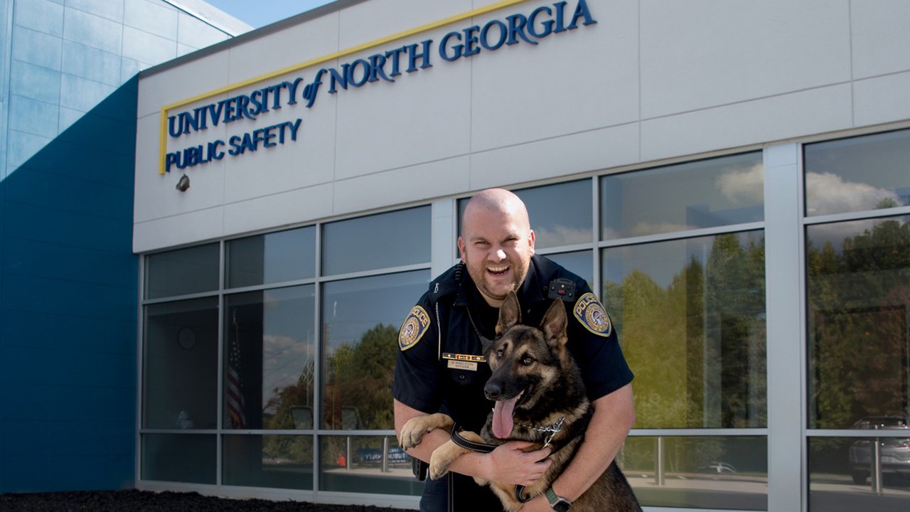 Meet Rex, UNG Police's first K-9 recruit who outranks his human partner ...