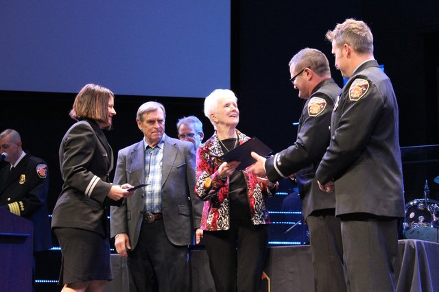 These Forsyth County Fire personnel were recognized for their work and ...