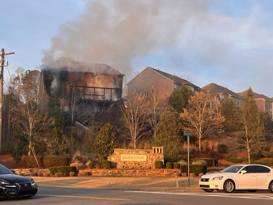 South Forsyth family displaced after fire engulfs home - Forsyth News
