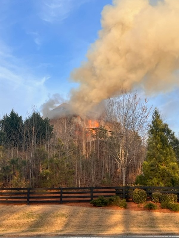 South Forsyth family displaced after fire engulfs home - Forsyth News