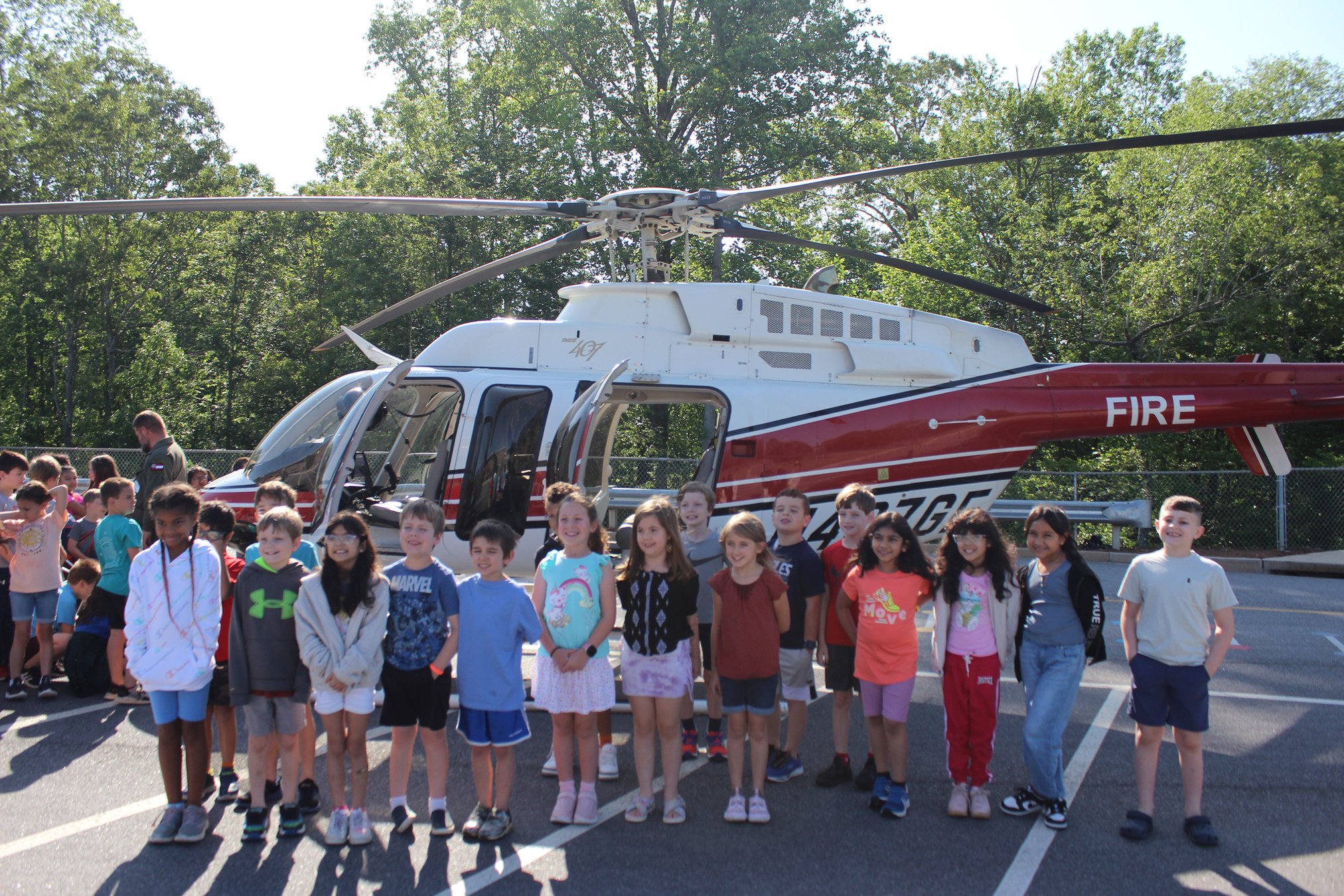 Why a pilot for the state Forestry Commission landed a helicopter at ...