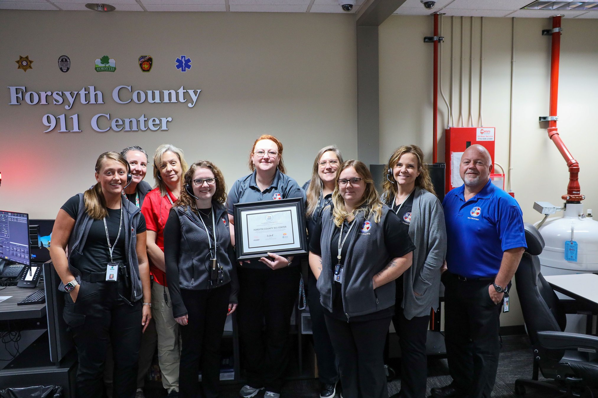Forsyth County 911 Center has received this national recognition ...