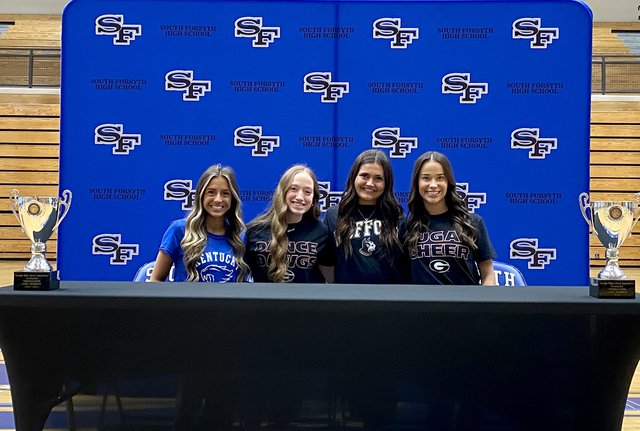 South Forsyth showcases four students advancing their athletic careers ...