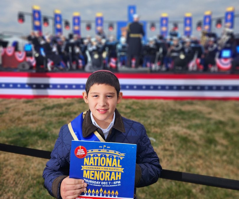 ‘I was shocked,’ Local student reads essay at National Menorah lighting ...