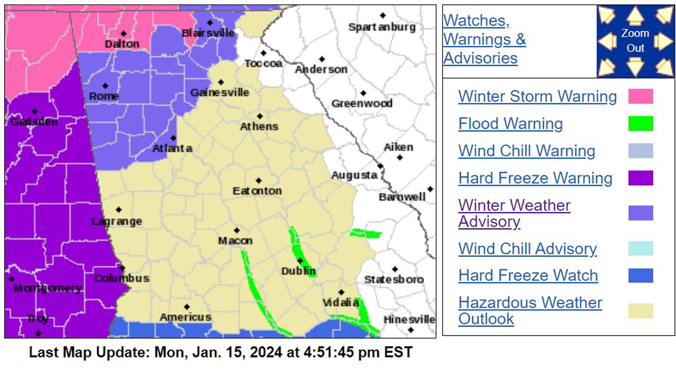 Another weather advisory issued in Forsyth County - Forsyth News