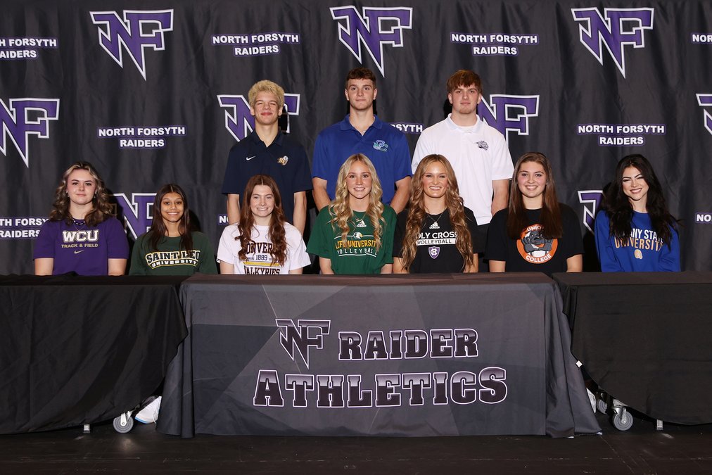 North Forsyth athletes take part in signing ceremony - Forsyth News