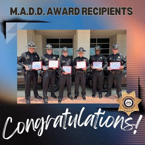 FCSO Traffic Unit recognized by Mothers Against Drunk Driving - Forsyth ...