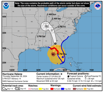 NWS: Helene poses double threat in rain, winds to Forsyth County. Here ...