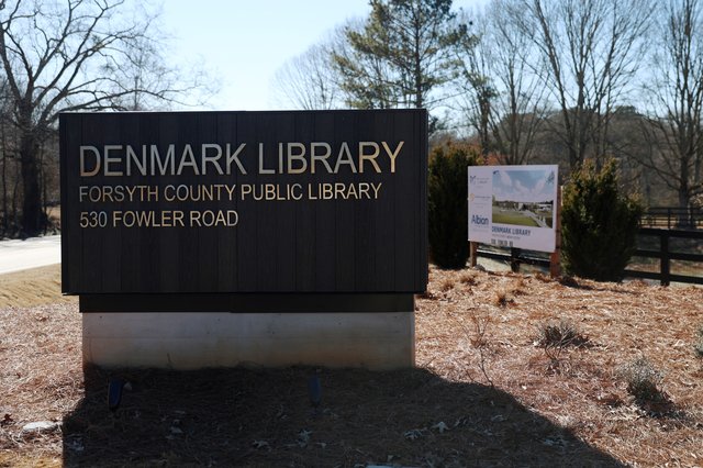 These two items are holding up the opening of the Denmark Library ...