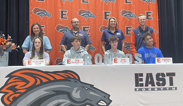 East Forsyth celebrates spring signees - Forsyth News