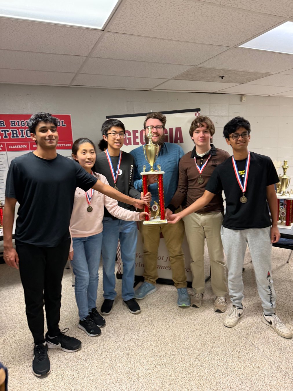 This Forsyth County high school chess club made history with state ...