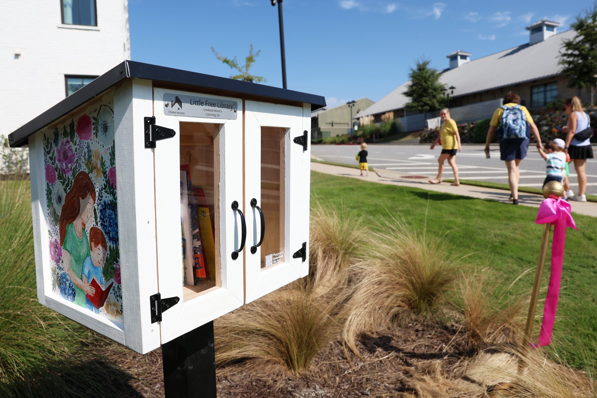 Families can enjoy a stroll and pick out a book at this new Free Little ...