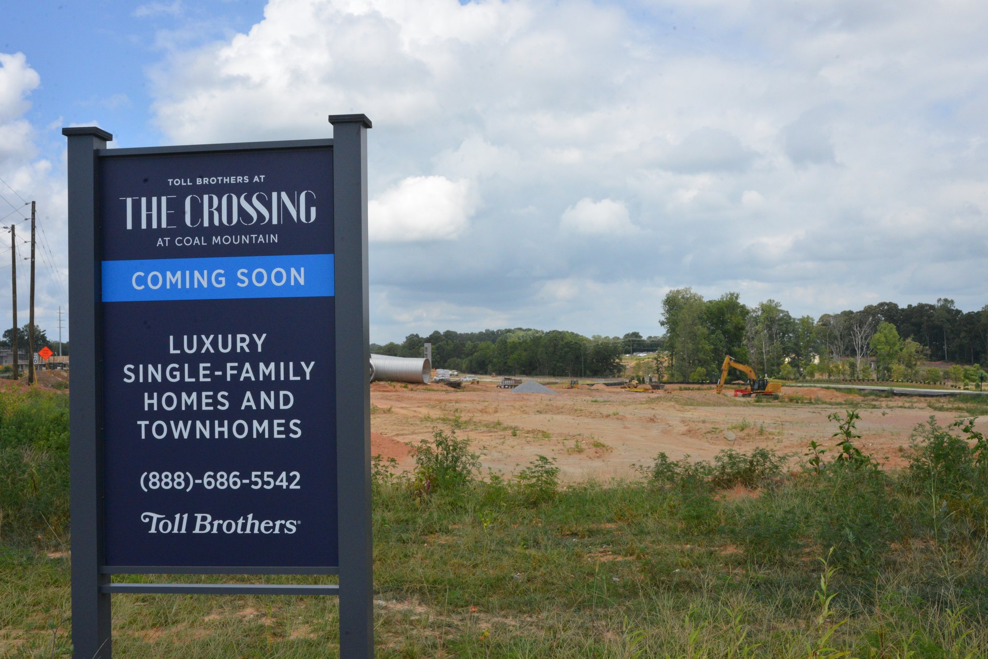 When developers expect The Crossing at Coal Mountain to open in north ...