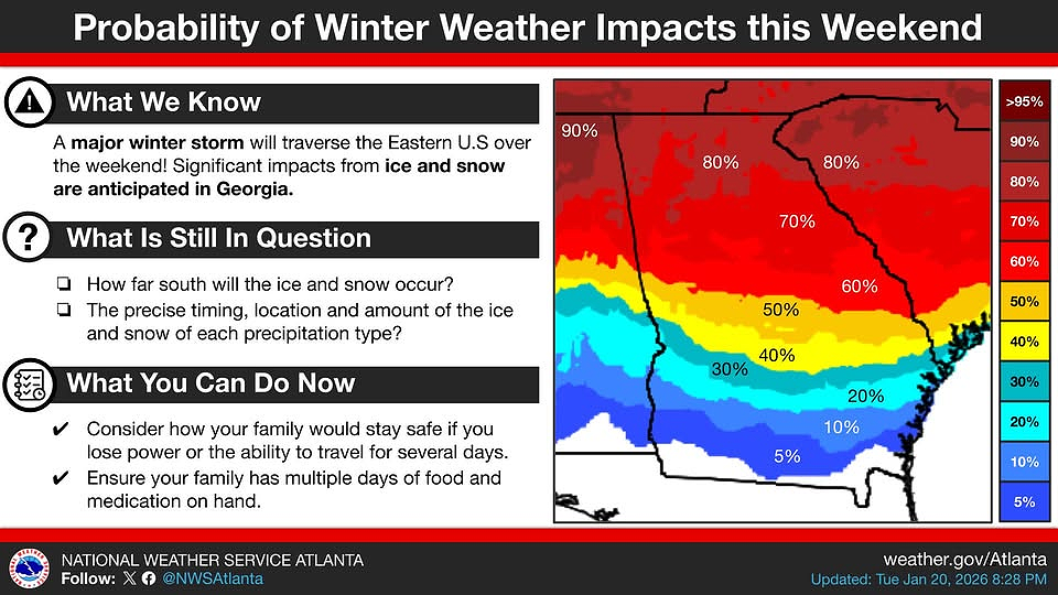 Forsyth County faces ‘multi-day span of freezing precipitation ...