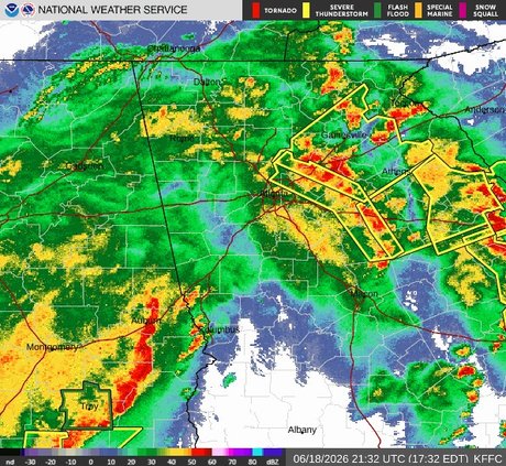UPDATE: Forsyth County under severe thunderstorm warning, flood watch ...